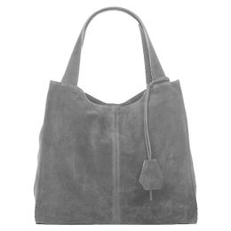 FORTY° FORTY° Shopper echt Leder, Made in Italy schwarz