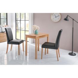 Home Affaire Essgruppe &raquo;Lea, TOPSELLER!&laquo; Set, Essgruppe 3 tlg., OTTOs Choice, 3 Stk. tlg. Massivholz, verschiedene Ausf&uuml;hrungen w&auml;hlbar schwarz