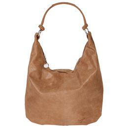 Samantha Look Shopper echt Leder, Made in Italy cognac