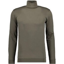 Ragman Langarmshirt Mokka-835 M M Rollkragen-Shirt, Langarm
