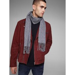 Jack & Jones JACK & JONES Strickschal &raquo;JACTORONTO WOVEN SCARF&laquo; Grey Melange