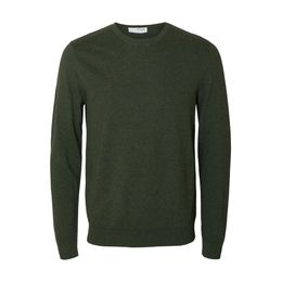 Selected Pullover 'SLHBerg' Herren Gr&ouml;&szlig;e S tanne