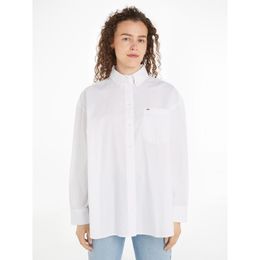 Tommy Jeans Shirtbluse »TJW OVS ESSENTIAL SHIRT EXT« modische Oversize Form White M (38) M (38) Shirtbluse von Tommy Jeans