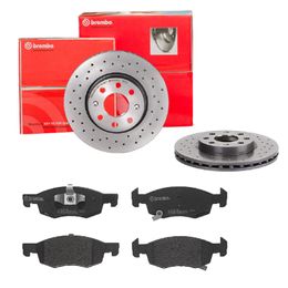 Brembo sk8k0f7k89 Vorderachse Gelocht/innenbel. 257mm 22mm f&uuml;r OPEL FIAT VAUXHALL