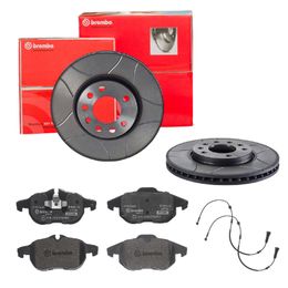 Brembo Bremsensatz-Vorderachse MAX LINE Bremsensatz, Scheibenbremse vorne rechts links innenbel&uuml;ftet 285mm f&uuml;r CADILLAC GENERAL MOTORS FIAT VAUXHALL S