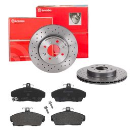 Brembo Bremsensatz-Vorderachse XTRA LINE / STANDARD SK8K0F2OC7 Bremsensatz, Scheibenbremse vorne rechts links Gelocht/innenbel. 262mm f&uuml;r ACURA MG ROV