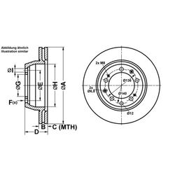 ATE Bremsscheibe 24.0124-0116.1 hinten rechts links bel&uuml;ftet 299mm f&uuml;r PORSCHE 95135204101