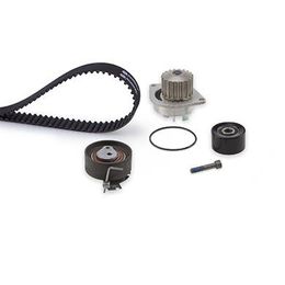 GATES Wasserpumpe + Zahnriemensatz PowerGrip&reg; mit f&uuml;r PEUGEOT CITRO&Euml;N 1643639780 1609525980 1610793580 KP15581XS