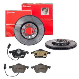 Brembo Bremsensatz-Vorderachse MAX LINE Bremsensatz, Scheibenbremse vorne rechts links innenbel&uuml;ftet 288mm f&uuml;r SKODA VW SEAT (SVW) AUDI (FAW) 4D069815