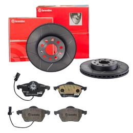 Brembo Bremsensatz-Vorderachse MAX LINE SK8K0F6AG4 Bremsensatz, Scheibenbremse vorne rechts links innenbel&uuml;ftet 288mm f&uuml;r SKODA VW (SVW) SEAT (FAW) AU