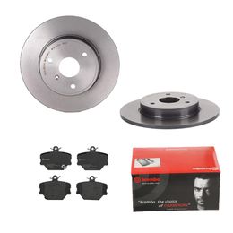 Brembo Bremsensatz-Vorderachse COATED DISC LINE / STANDARD Bremsensatz, Scheibenbremse vorne rechts links voll 280mm f&uuml;r MERCEDES-BENZ CHRYSLER SMART