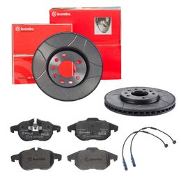 Brembo Bremsensatz-Vorderachse MAX LINE SK8K0F3O14 Bremsensatz, Scheibenbremse vorne rechts links innenbel&uuml;ftet 285mm f&uuml;r CADILLAC GENERAL MOTORS FIAT
