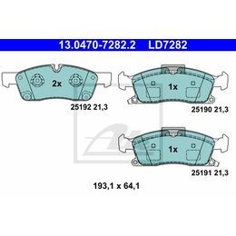 ATE Bremsen-Set VA + HA SIZW2N9VG5 Bremsensatz, Scheibenbremse vorne hinten rechts links bel&uuml;ftet 330mm f&uuml;r JEEP MAYBACH MERCEDES-BENZ 1645401017 A007