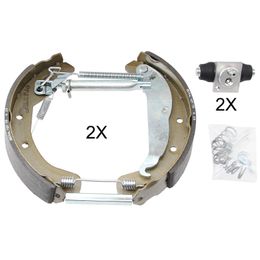f.becker Bremsensatz, Trommelbremse 10810341 hinten rechts links vormontiert 19mm f&uuml;r OPEL