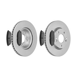 F.BECKER_LINE Bremsensatz, Scheibenbremse vorne rechts links bel&uuml;ftet 280mm f&uuml;r HYUNDAI KIA 58101-1HA10 58101-1HA20 51712-1H000 13810134