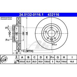 ATE Bremsensatz-Vorn und hinten SG00000E27 Bremsensatz, Scheibenbremse vorne rechts links bel&uuml;ftet 314mm f&uuml;r VAG 7H0698151A 7H0615301E 7H0615301F