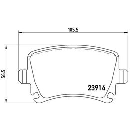 Brembo Bremsensatz-Vorn und hinten SG00000EWH Bremsensatz, Scheibenbremse vorne rechts links innenbel&uuml;ftet 310mm f&uuml;r SKODA VW (SVW) SEAT (FAW) AUDI 1K