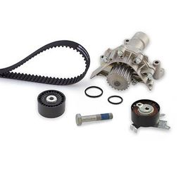 GATES Wasserpumpe + Zahnriemensatz PowerGrip&reg; mit f&uuml;r PEUGEOT CITRO&Euml;N 16091209 16095255 1609525580 KP25608XS