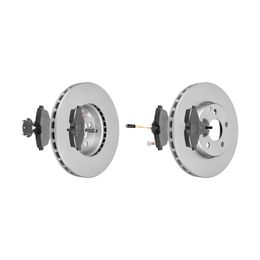 F.BECKER_LINE Bremsensatz, Scheibenbremse vorne rechts links bel&uuml;ftet 296mm f&uuml;r MERCEDES-BENZ A0044208720 A004420872010 13810119