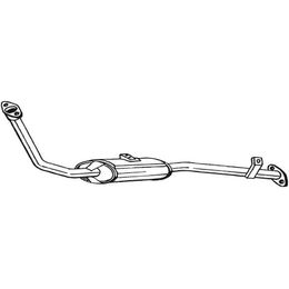 BOSAL Vorschalld&auml;mpfer 278041 f&uuml;r Suzuki