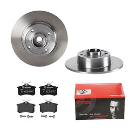 Brembo Bremsensatz, Scheibenbremse 1420-53692 hinten rechts links voll 240mm f&uuml;r RENAULT PEUGEOT VAUXHALL OPEL 7701209735 440661332R 440603511R