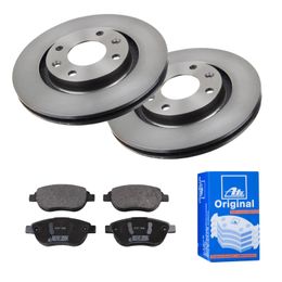 ATE Bremsensatz, Scheibenbremse vorne rechts links belüftet 266mm für PEUGEOT CITROËN VAUXHALL OPEL 3556159 1611140780 1611838880 1420-21804
