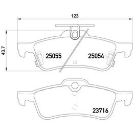 Brembo Bremsensatz-Vorn und hinten SG00000EFH Bremsensatz, Scheibenbremse vorne rechts links innenbel&uuml;ftet 276mm f&uuml;r HONDA 45251TV2E00 45251TV2E01 452