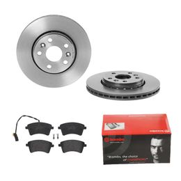 Brembo Bremsensatz-Vorderachse COATED DISC LINE / STANDARD IJDTIDGG14 Bremsensatz, Scheibenbremse vorne rechts links innenbel&uuml;ftet 280mm f&uuml;r RENAULT M