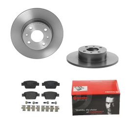 Brembo Bremsensatz-Hinterachse COATED DISC LINE / STANDARD IJDTIDIT70 Bremsensatz, Scheibenbremse hinten rechts links voll 251mm f&uuml;r ALFA ROMEO FIAT L