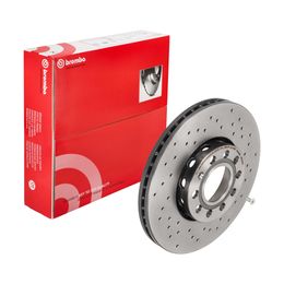 Brembo Bremsscheibe XTRA LINE vorne rechts links Gelocht/innenbel. 288mm f&uuml;r SKODA VW SEAT (SVW) AUDI (FAW) 4A0615301C 8E0098301 4A0615301D 09.5745.2X