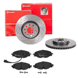 Brembo sk8k0f1m45 Vorderachse Gelocht/innenbel. 312mm 25mm f&uuml;r VW SEAT AUDI (SVW) SKODA (FAW)