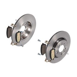 Brembo Bremsensatz-Hinterachse COATED DISC LINE / STANDARD IJDTIDI172 Bremsensatz, Scheibenbremse hinten rechts links voll 300mm f&uuml;r SKODA VW SEAT (FA