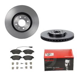 Brembo Bremsensatz-Vorderachse COATED DISC LINE / STANDARD IJDTIDDX87 Bremsensatz, Scheibenbremse vorne rechts links innenbel&uuml;ftet 281mm f&uuml;r ALFA ROME