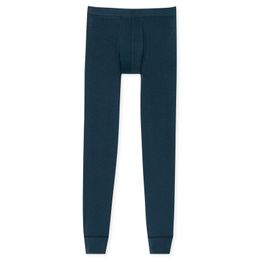 Schiesser Herren Lange Unterhose &raquo;Fresh Vibe&laquo; mit B&uuml;ndchenabschl&uuml;ssen blau 164