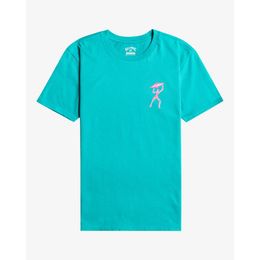 Billabong T-Shirt »Spiral« Dark Mint L L Stoff: Baumwoll-Jersey-Stoff [160 g/m2]