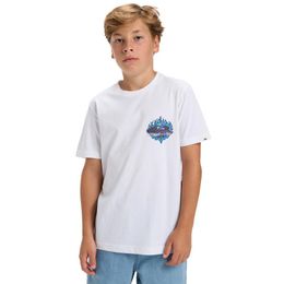 Quiksilver T-Shirt »Ev In Flames« White 8 8 Stoff: Baumwoll-Jersey, [160 g/m2]