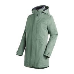 Maier Sports Outdoorjacke »Gerdi« Damen Wanderjacke, atmungsaktiv wasserdicht, 2-in-1 Jacke mit Kapuze seegrün 36 36 mTEX 10.000 Wetterschutz -...