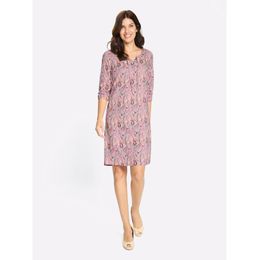Sieh an! Kleid in ros&eacute;-pink-bedruckt | Gr.: 56
