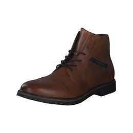 Bugatti Schn&uuml;rstiefeletten in Cognac | Gr.: 44
