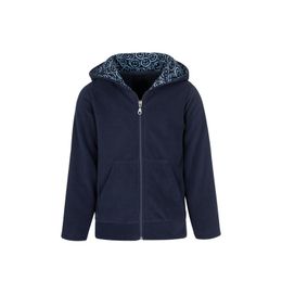 TRIGEMA Fleecejacke &raquo;Fleece-Jacke mit Kapuze&laquo; 1 Stk. tlg. navy 92 92 Formstabil und strapazierf&auml;hig