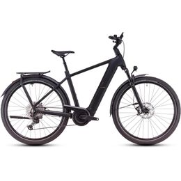 Cube Kathmandu Hybrid EXC 800 | Gr. 54 cm | Aluminium E-Trekkingbike Schwarz