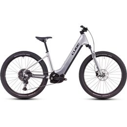 Cube Reaction Hybrid ONE 600 | Gr. M | Aluminium E-MTB Hardtail Silber