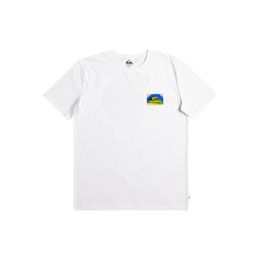 Quiksilver T-Shirt »Colour Flow« White 10 10 Stoff: Baumwoll-Jersey-Stoff [160 g/m2]