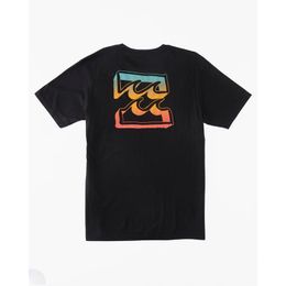 Billabong T-Shirt &raquo;Crayon Wave&laquo; schwarz L L Stoff: Baumwollstoff [160 g/m2]