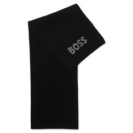 BOSS Scarf 'Elios' male Black size One Size