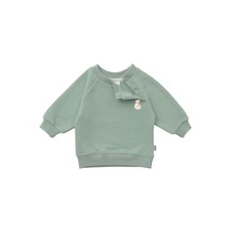 Sweatshirt Liliput "Schneemann", M&auml;dchen, Gr. 62/68, gr&uuml;n, 80% Baumwolle, 20% Polyester, bedruckt, normal, Rundhals, Sweatshirts Sweatshirt, mit niedlichem Schneemann-Print