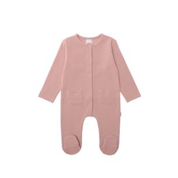 Overall Liliput "Little One", M&auml;dchen, Gr. 50, EURO-Gr&ouml;&szlig;en, rosa, 95% Baumwolle, 5% Polyester, Overalls Overall, aus weichem geripptem Material