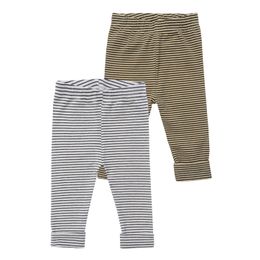Leggings Liliput, M&auml;dchen, Gr. 62/68, EURO-Gr&ouml;&szlig;en, bunt (mehrfarbig), 95% Baumwolle, 5% Polyester, gestreift, Hosen Leggings, mit praktischem Umschlagb&uuml;ndchen