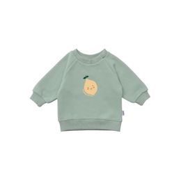 Sweatshirt Liliput "Zitrone", M&auml;dchen, Gr. 110/116, gr&uuml;n, 80% Baumwolle, 20% Polyester, bedruckt, normal, Rundhals, Sweatshirts Sweatshirt, mit niedlichem Zitronen-Print