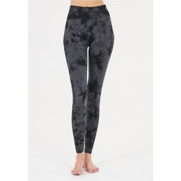 ENDURANCE ATHLECIA Trainingstights ATHLECIA "Theresa", Damen, Gr. S/M, EURO-Gr&ouml;&szlig;en, grau, 92% Polyamid, 8% Elasthan, mehrfarbig, Hosen, mit coolem Print